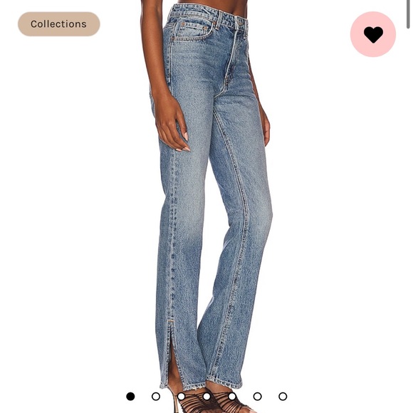 GRLFRND | Jeans | Harlow High Rise Slim Boot With Slit Grlfrnd Jeans ...